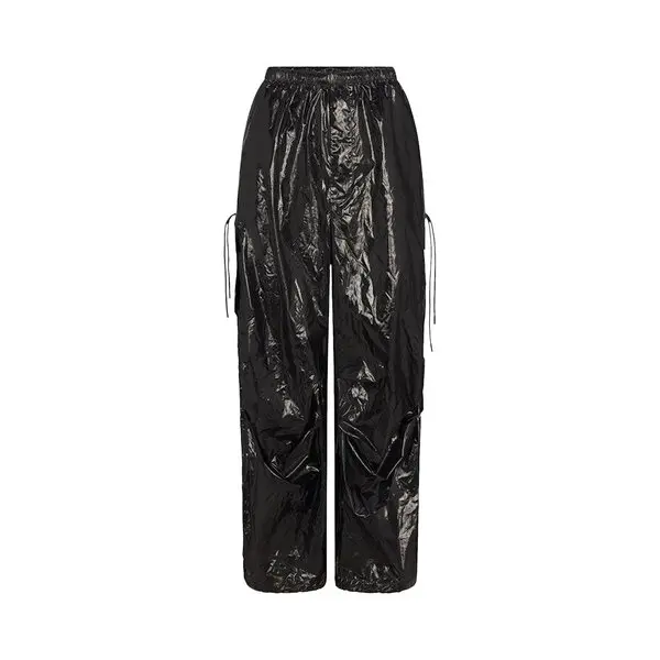 NIKESKIMS Shine Shiny Nylon Cargo Pant
