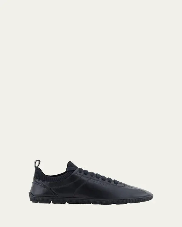 Giorgio Armani Leather Low-top Sneakers