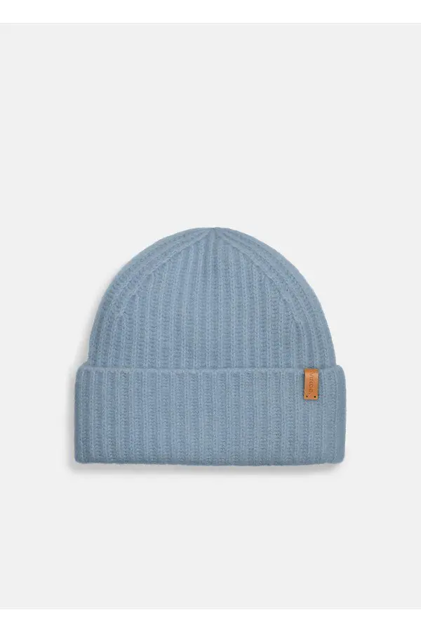 Vince Cashmere Chunky-knit Beanie - Blue