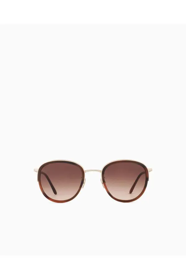 Giorgio Armani Acetate Square Sunglasses - Gold