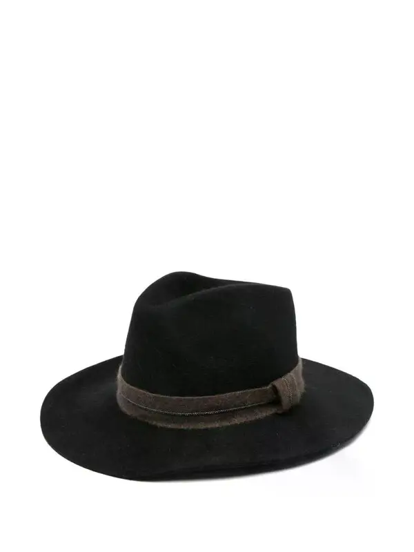 Brunello Cucinelli Monili-band Hat - Black