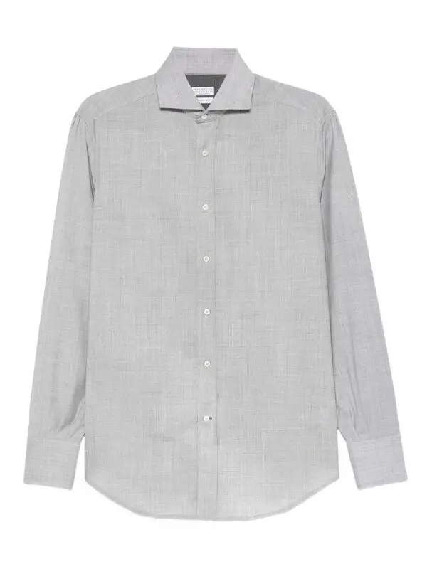 Brunello Cucinelli Long Sleeve Shirt - Grey