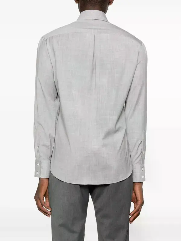 Brunello Cucinelli Long Sleeve Shirt - Grey