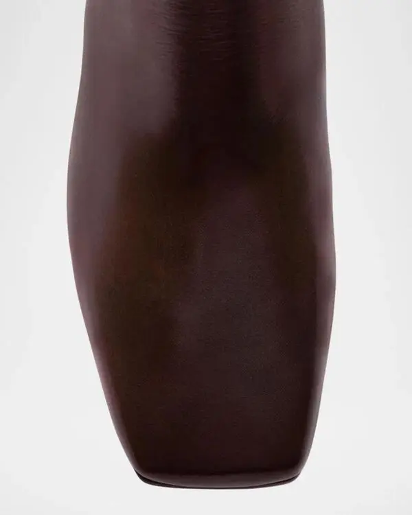 Bernardo Barnes Leather Riding Boots - Dark Choco