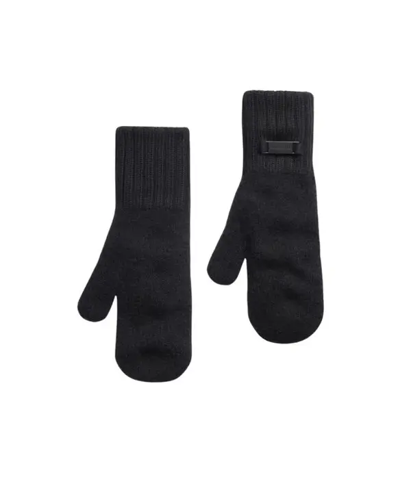 Canada Goose Alpaca Knitted Mittens - Black