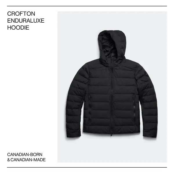 Canada Goose Crofton Enduraluxe Hoodie - Black