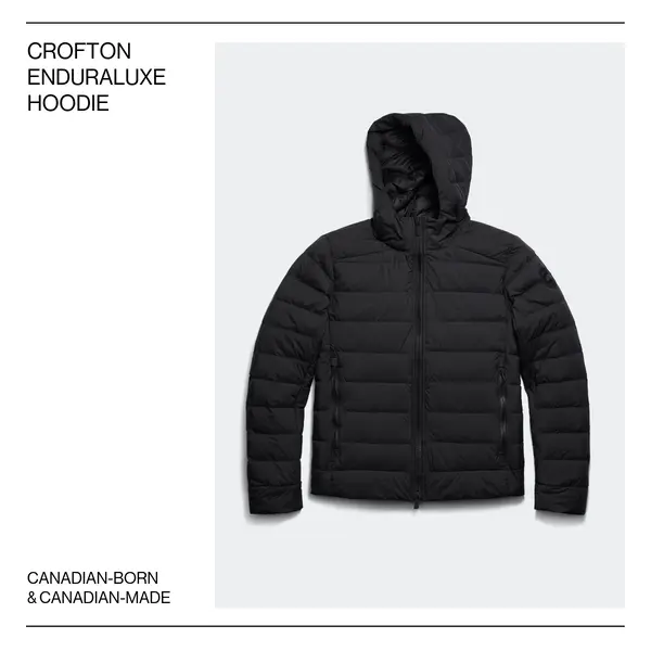 Canada Goose Crofton Enduraluxe Hoodie - Black