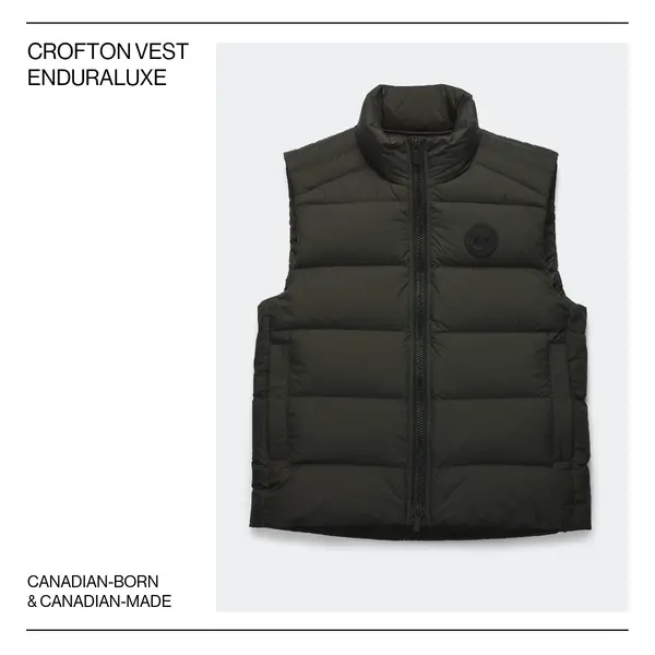 Canada Goose Crofton Vest Enduraluxe - Volcano