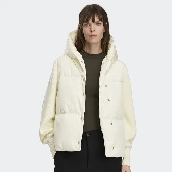 Canada Goose Hybridge® Astoria Knit Hoodie - Cottongrass