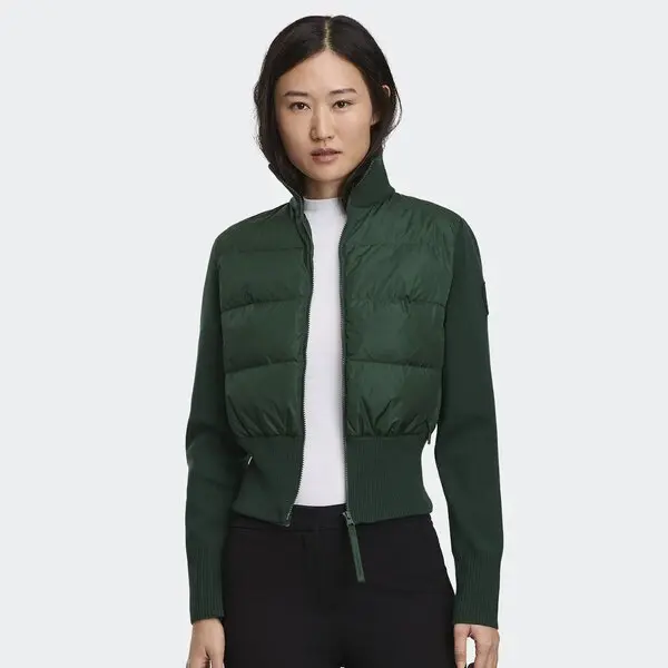 Canada Goose Hybridge® Wide Quilt Knit Jacket - Glade Green