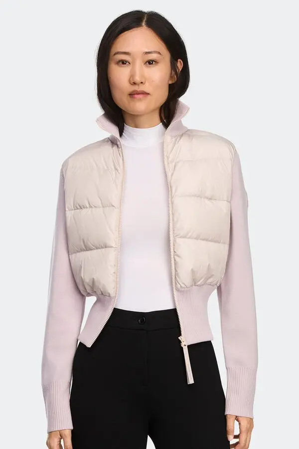 Canada Goose Hybridge® Wide Quilt Knit Jacket - Lucent Rose