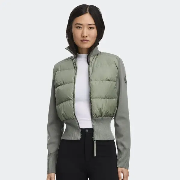 Canada Goose Hybridge® Wide Quilt Knit Jacket - Sagebrush