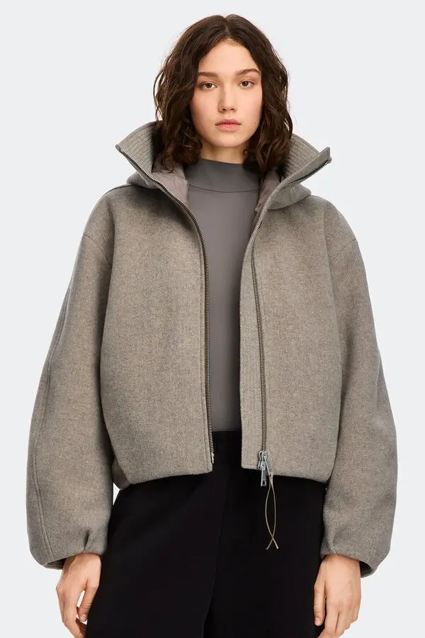 Canada Goose Chilliwack Wool Bomber - Black/herringbone