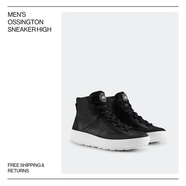 Canada Goose Ossington High Top Sneakers - Black