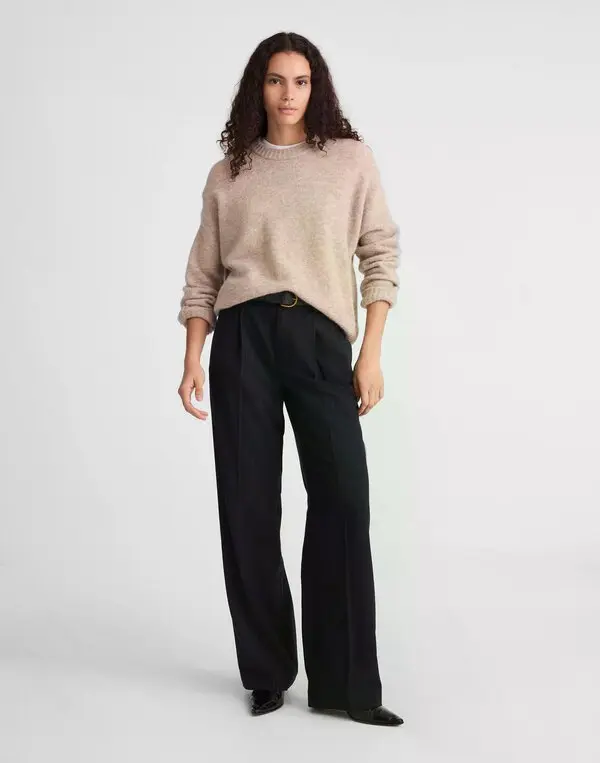 Madewell Slouchy Straight Pinstripe Pants