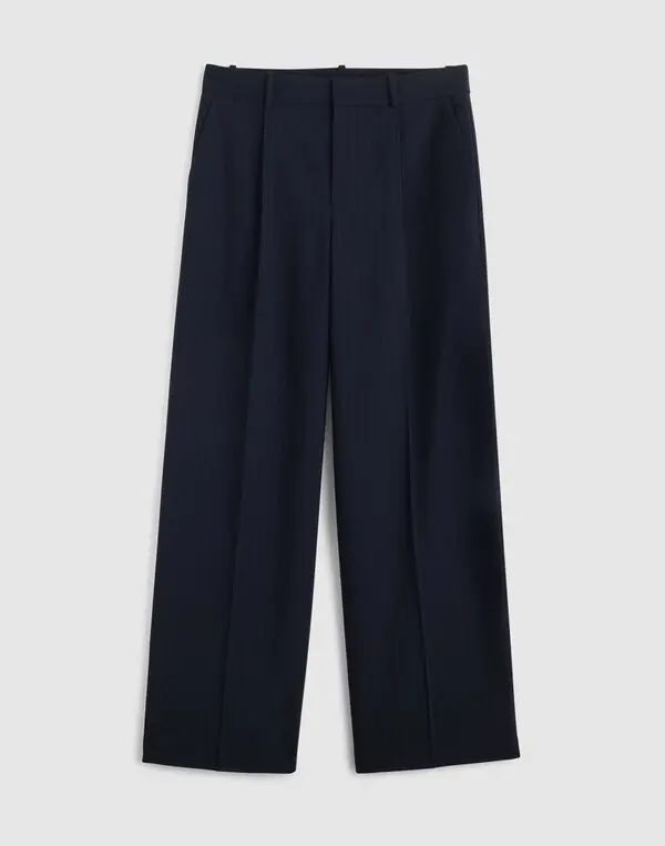 Madewell Slouchy Straight Pinstripe Pants