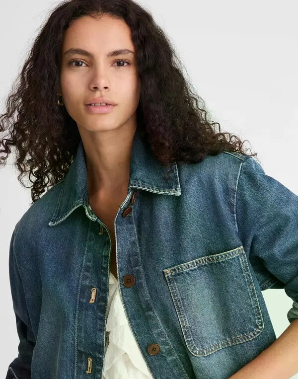 Madewell Relaxed Fit Denim Chore Jacket - Greendale Wash