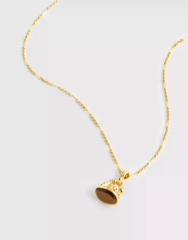 Madewell Pendant Necklace - Antique Gold