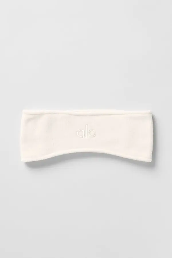 Alo Yoga Polar Fleece Ear Warmer - Ivory