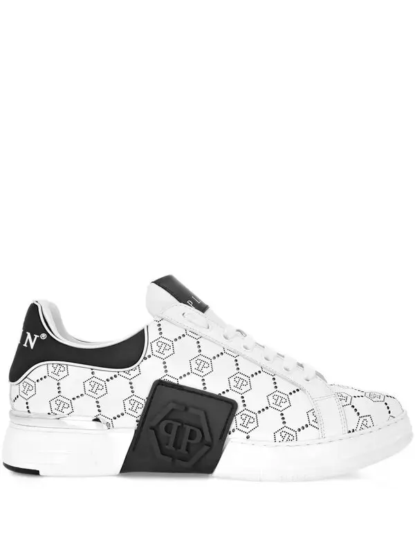 Philipp Plein Monogram-pattern Low-top Sneakers