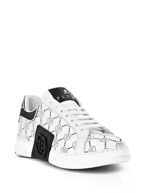 Philipp Plein Monogram-pattern Low-top Sneakers