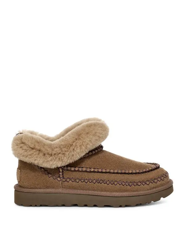 UGG Classic Ultra Mini Alpine Booties - Hickory