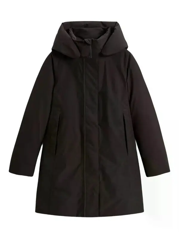 Woolrich Hooded Parka Coat - Black