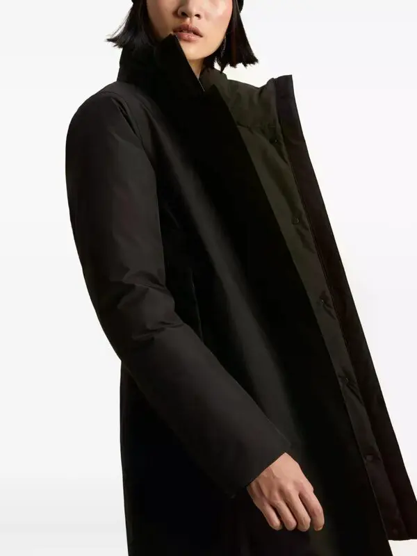 Woolrich Hooded Parka Coat - Black