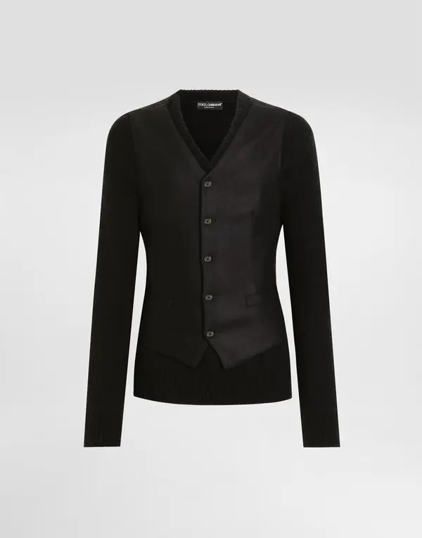 Dolce & Gabbana V-neck Pullover - Black