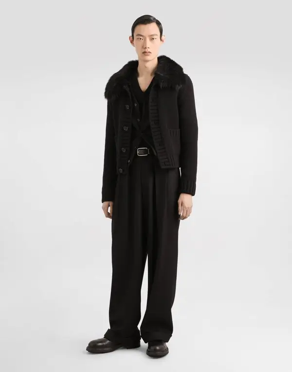 Dolce & Gabbana V-neck Pullover - Black