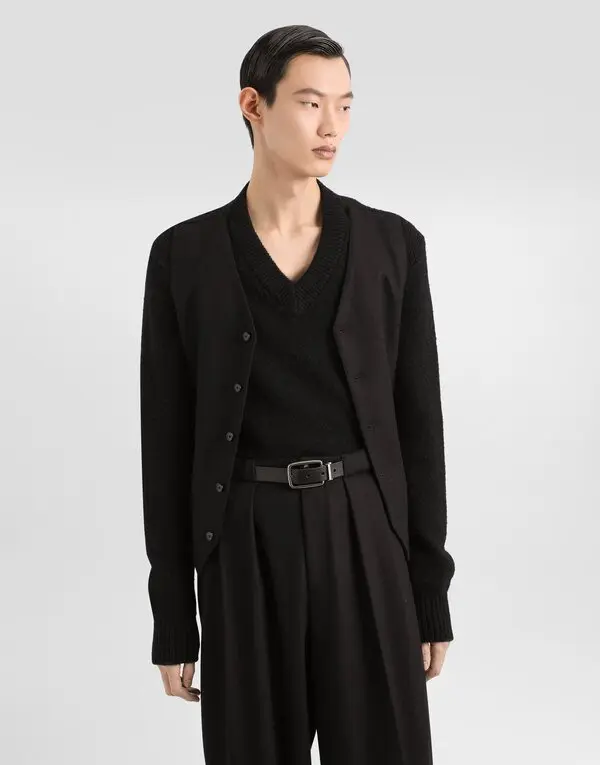 Dolce & Gabbana V-neck Pullover - Black