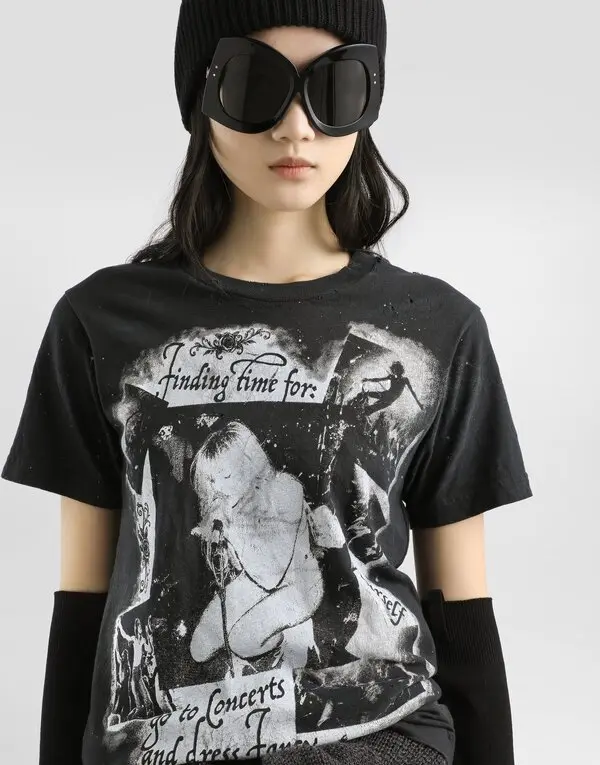 Dolce & Gabbana Printed Jersey T-shirt