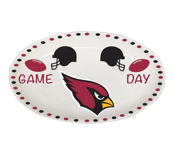 THE MEMORY COMPANY Nfl Ceramic Game Day Platter - One-color