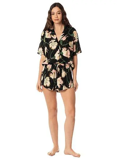 Victoria's Secret Short-sleeve Short Set - Floral