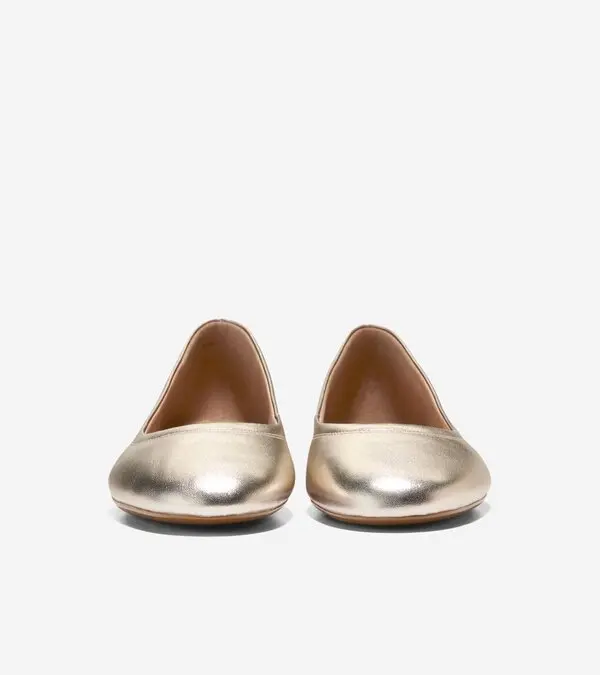 Cole Haan Georgie Ballet Flats - Soft Gold