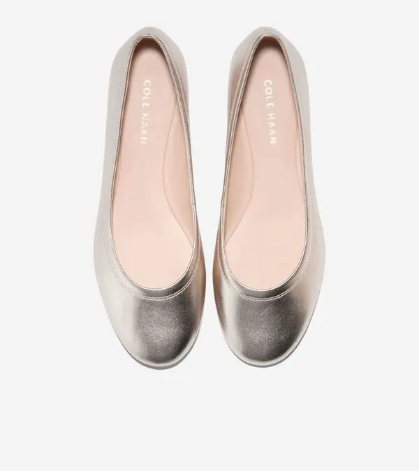 Cole Haan Georgie Ballet Flats - Soft Gold