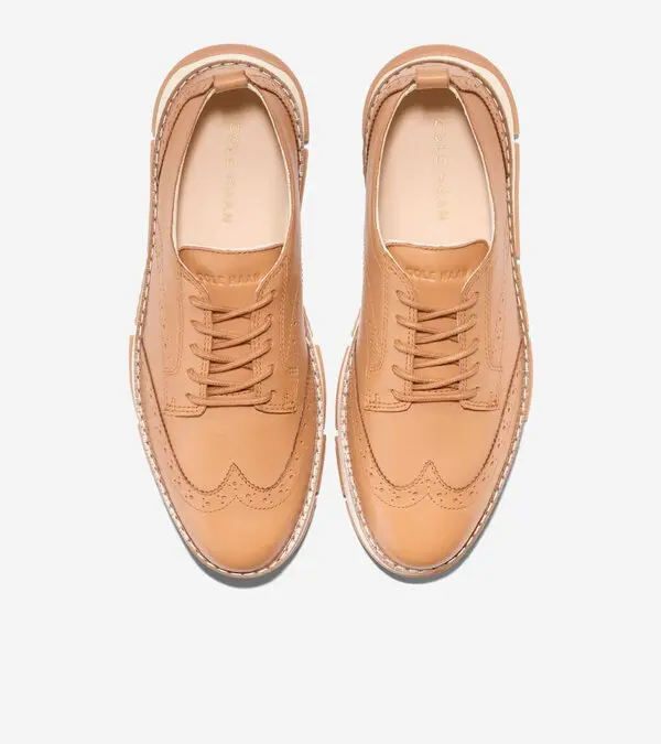 Cole Haan Zerøgrand Rella Wingtip Oxfords - Biscuit-ivory