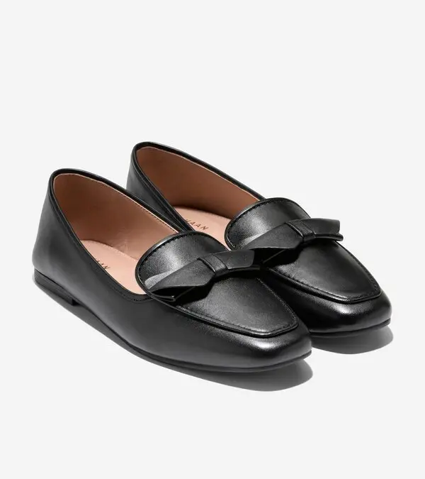 Cole Haan Payson Soft Bow Loafers - Black