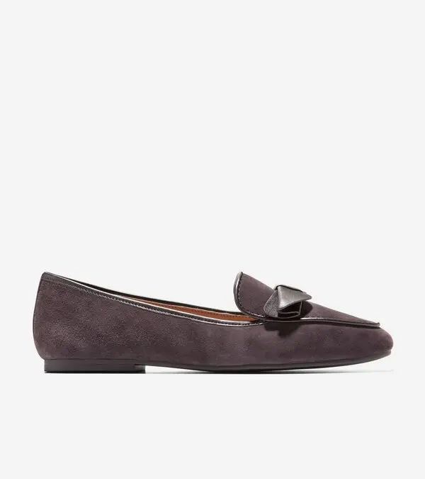 Cole Haan Payson Soft Bow Loafers - Dark Chocolate