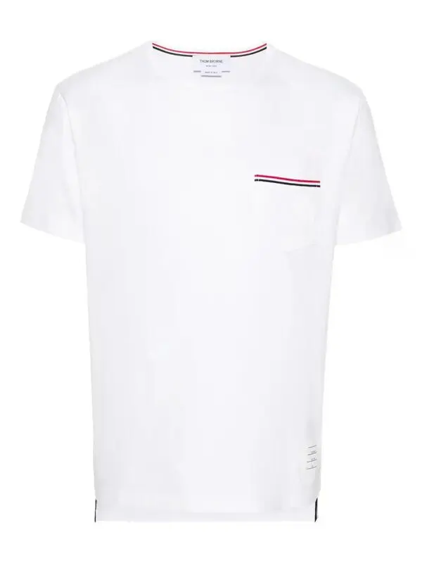 Thom Browne Pocket Tee - White | Editorialist