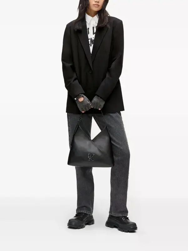 Karl Lagerfeld Quote Blazer