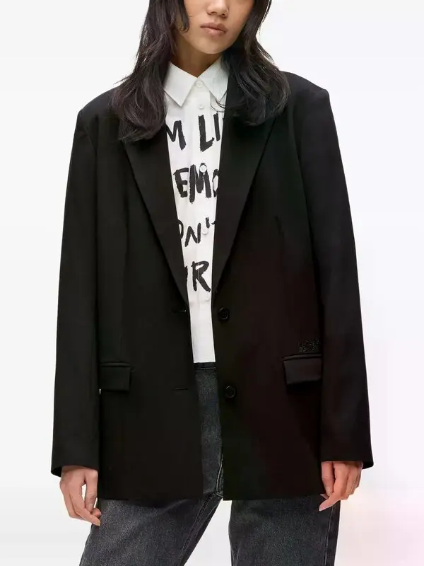 Karl Lagerfeld Quote Blazer