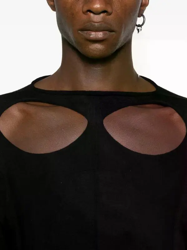 Rick Owens Slashed Sweater