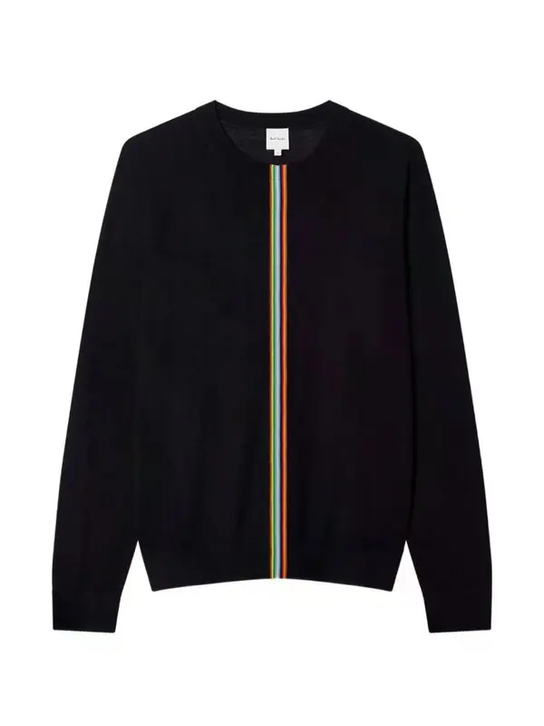 Paul Smith Signature Stripe Crew-neck Sweater - Blue