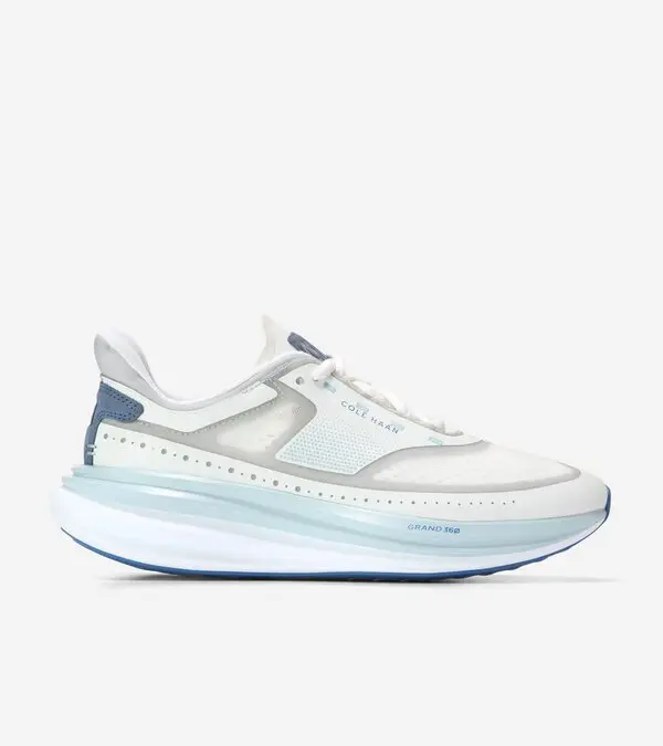 Cole Haan Riginalgrand Quadstar Running Sneakers - Optic White-micro Chip-skyway