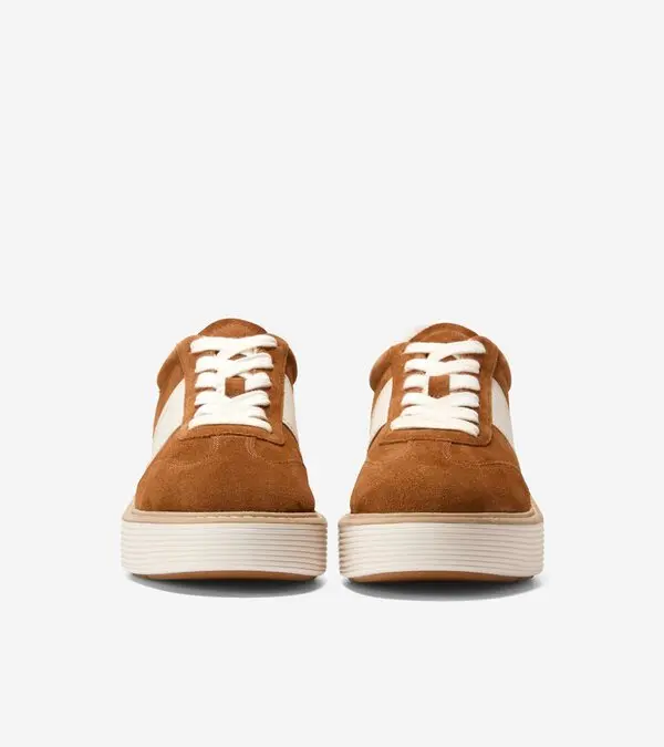 Cole Haan Riginalgrand Max Platform Sneakers - Tobacco-ivory