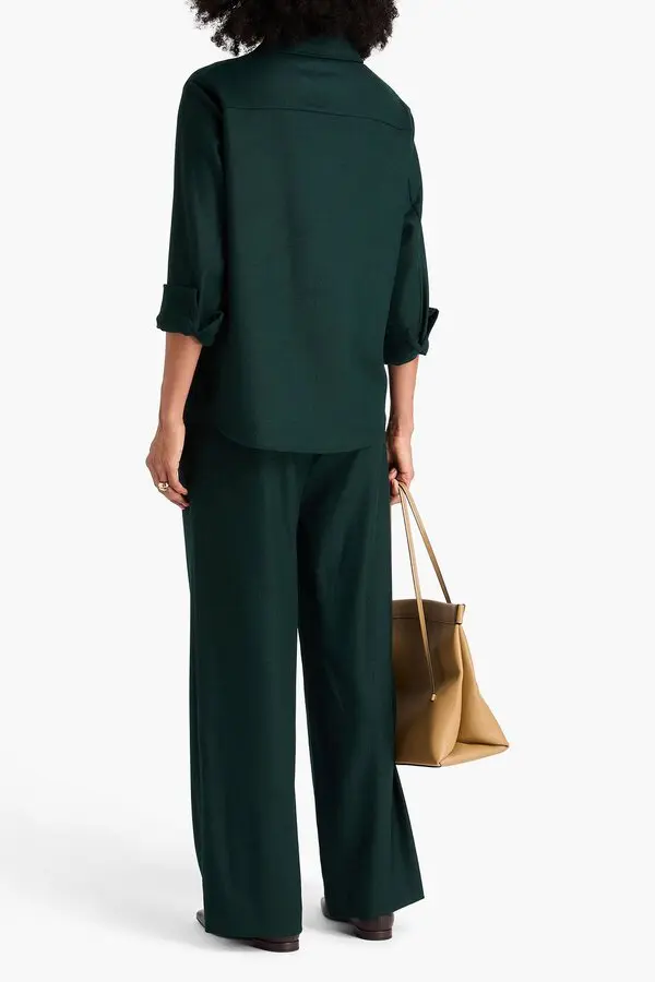 Vince Twill Wide-leg Pants