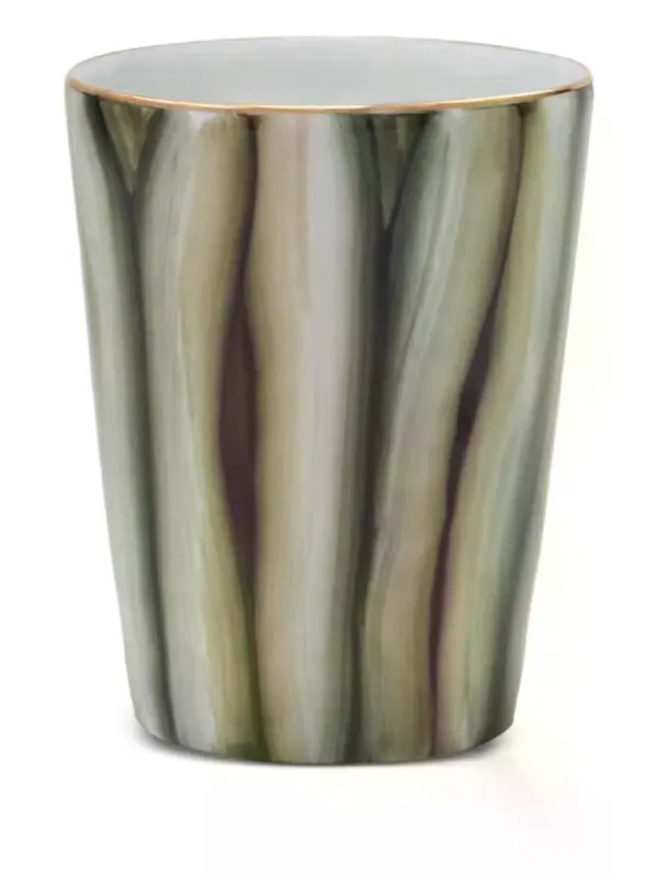 MARIE DAAGE Marble-effect Drinking Glass - Green