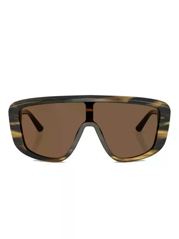Dolce & Gabbana Shield-frame Sunglasses - Green
