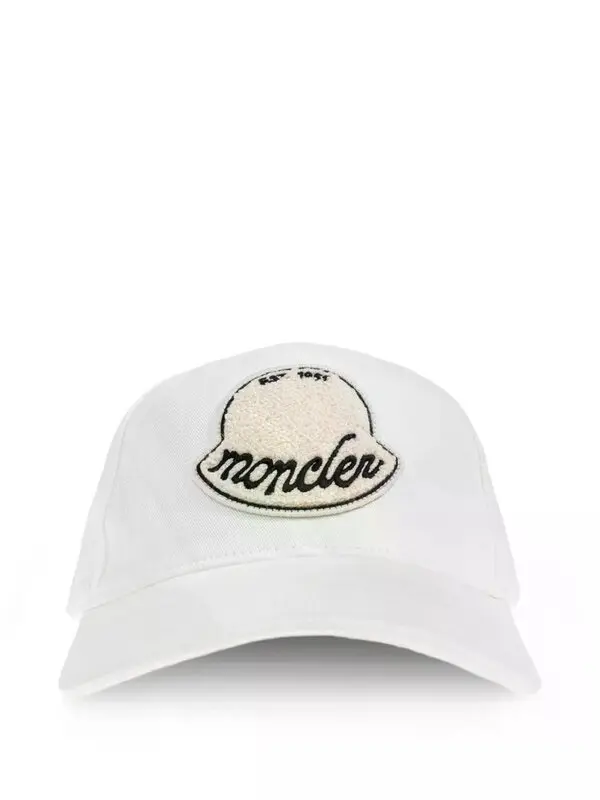 Moncler Logo-patch Baseball Cap - White